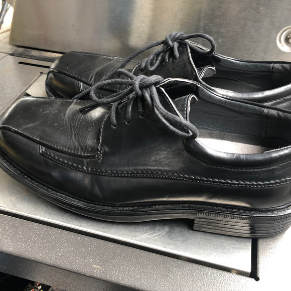 Soft Stags | Shoes | Soft Stags Serano Mens Black Leather Dress Shoes ...